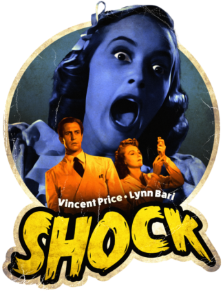 Shock (1946 film) T-shirt and sweatshirt - BLVD Design | Retro tees of cult classics, horror ...